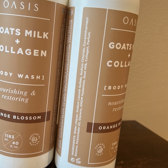 Bath & Body | Set Of 2 Oasis Goats Milk Collagen Body Wash Orange ...